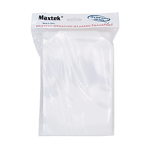 100 Maxtek Clear Stamp and Die Storage Pockets CPP Plastic Pockets, Large 5.5"X7.25"