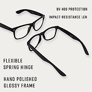 Goson Clear Lens Eye Glasses Non Prescription Glasses Frames For Women and Men