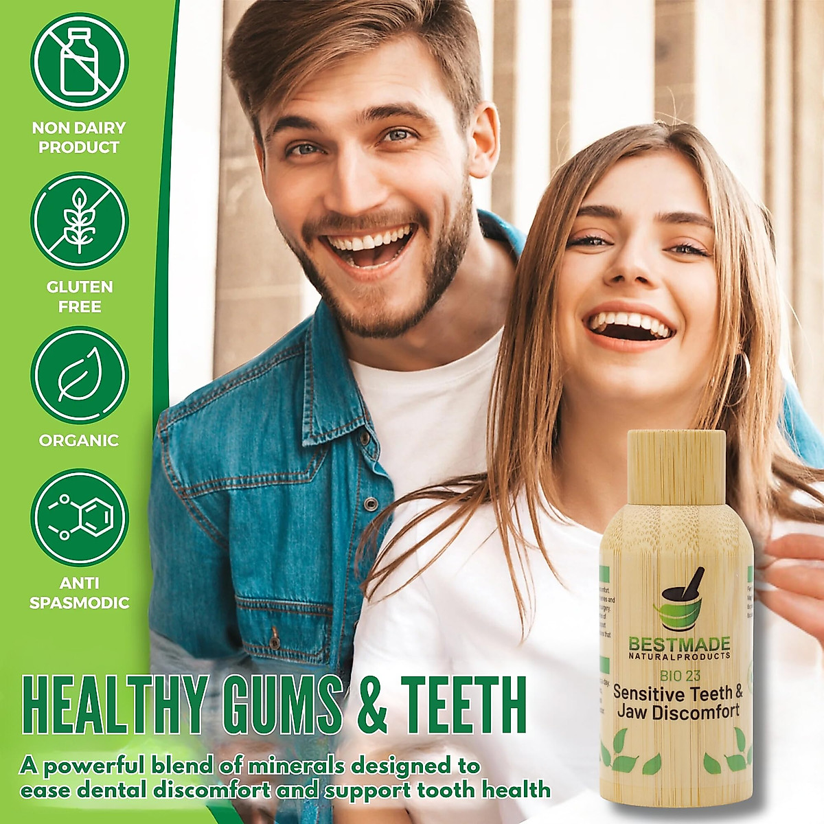 BestMade Natural Products Toothache & Nerve Support in Jaw | Helps Ease Tooth Sensitivity and Oral Discomfort Following Dental Work | Bio23 | Pellets