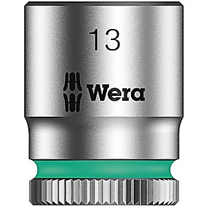 Wera Tools 05003883001 Belt 4 Sock Set 1/4" drv 9 Pieces, One Size, Multi