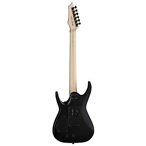 Dean Guitars 6 String Exile Select Floyd Fluence Electric Guitar, Black Satin, Right, F FL BKS