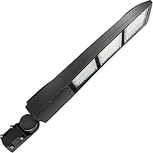 450W LED Parking Lot Light 63000LM Commercial Outdoor Light 5000K Dimmable LED Shoebox Area Light (1500W HID/HPS Equivalent), Slip Fitter Mount IP65 Waterproof, 100-277V AC UL&DLC Listed