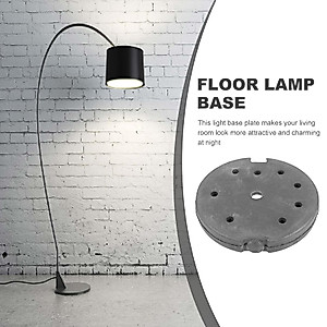 Homoyoyo Floor Lamp Weight Replacement, Desk Lamp Floor Lamp Base Iron Desk Lamp Weights for Bedside Nightstand Floor Light Holder