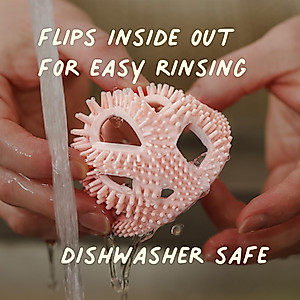 GoodEgg The Original Egg Brush - Silicone Egg Cleaning Brush for Farm Fresh Eggs, Removes Chicken Coop Nasties - Ideal for Backyard Chickens, Homesteaders & Egg Collectors (Standard Sized Eggs)