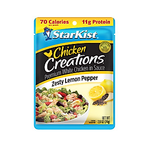 StarKist Chicken Creation Zesty Lemon Pepper - 2.6 oz Pouch (Pack of 12)