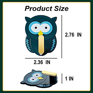 ESPETIO Hooks for Hanging, Wall Hooks for Keys Towels Purses Hats Caps Scarves, Decorative Hook for Bathroom Door Kitchen Shower Room Office Desktop Organizer - 4PCS(Grey Blue)