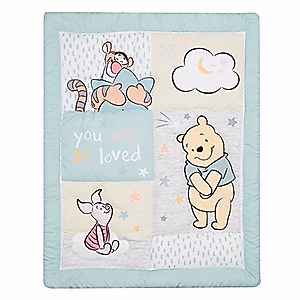 Lambs & Ivy Disney Baby Winnie The Pooh Hugs 3-Piece Nursery Crib Bedding Set