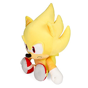 Kidrobot Sonic The Hedgehog Super Sonic 16 Inch HugMe Shake Action Vibrating Plush
