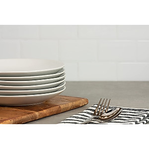 10 Strawberry Street Simply White 7.5" Coupe Salad Plate, Set of 6