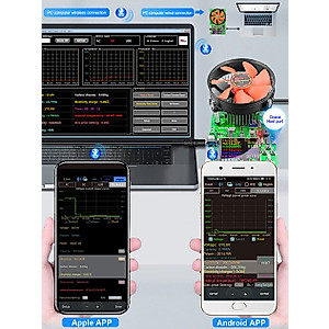 150W 4-Wire Electronic Load Tester 2.4 inch DC Tester APP Electronic Adjustment Constant Load Lithium Battery Capacity Monitor Discharge Charge Power Meter Supply Checker