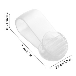 Hipruict Hand Towel Clips for Kitchen,Towel Clip,16 Clip, No Paper Towels on The Ground, Simple and Transparent, Suitable for Fixing Towels on The Oven, Dishwasher, Stove