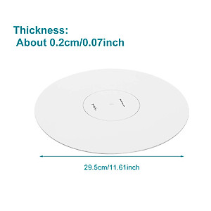 Acrylic Turntable Mat Cartridge Alignment Protractor Phonograph Cartridge Alignment Tool Anti Slip LP Record Calibration Plate for Turntable Accessories