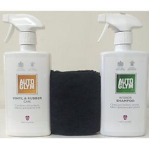 Autoglym Interior Ultimate Pack w/Interior Shampoo & Vinyl/Rubber Care 500ML w/Free Applicator