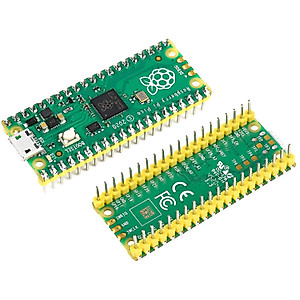 Raspberry Pi Pico Microcontroller Board with Pre-Soldered Header, Based on Raspberry Pi RP2040,Dual-Core ARM Cortex M0+ Processor Support C/C++/Python (Pico Starte Kit with Pico and 5 Accessories)