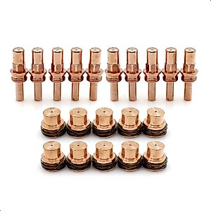 WeldingStop 177896 Tip 177895 Electrode Compatible with Miller Spectrum 3080 Plasma Cutter ICE-80C ICE-80CM Torch