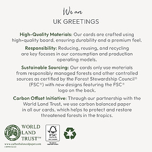 UK Greetings 18th Birthday Card for Grandson - Sentimental Design