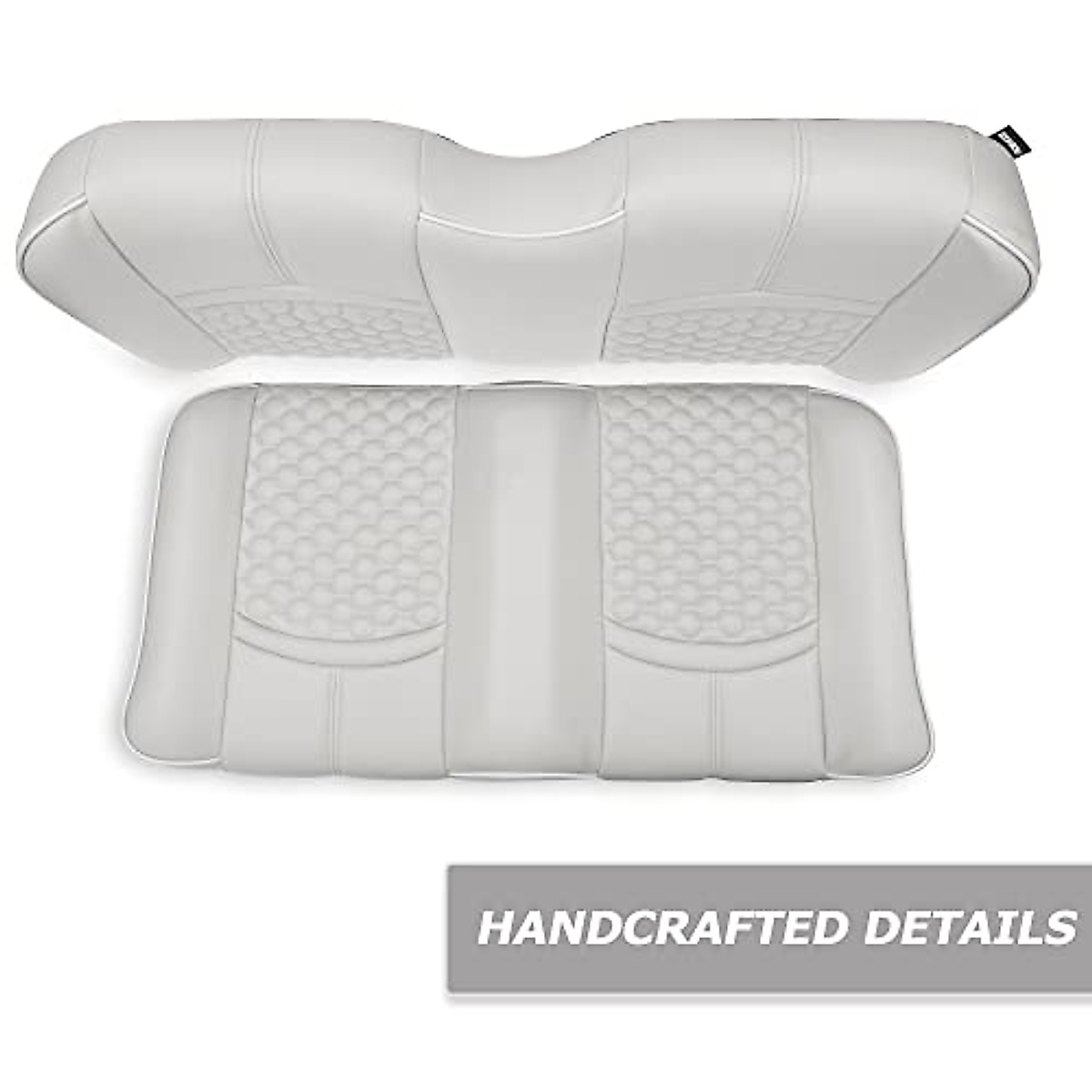 MODZ® FS1 Custom Golf Cart Front Seat for ICON - [Add $40] - White Base - Cobra Pattern