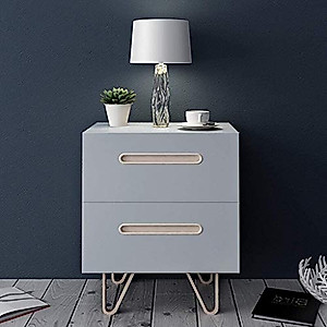 SJYDQ Nightstand, Small End Table for Bedroom, Bed Side Table with Drawers, Bedside Table Accent Table