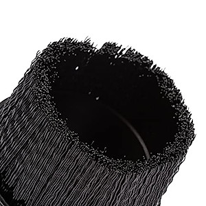 Shop-Vac 9199700 Round Brush Nozzle w/Adaptor, Plastic Construction, Black in Color, Fits 1-1/4 Inch and 1-1/2 inch Diameters, (1-Set)