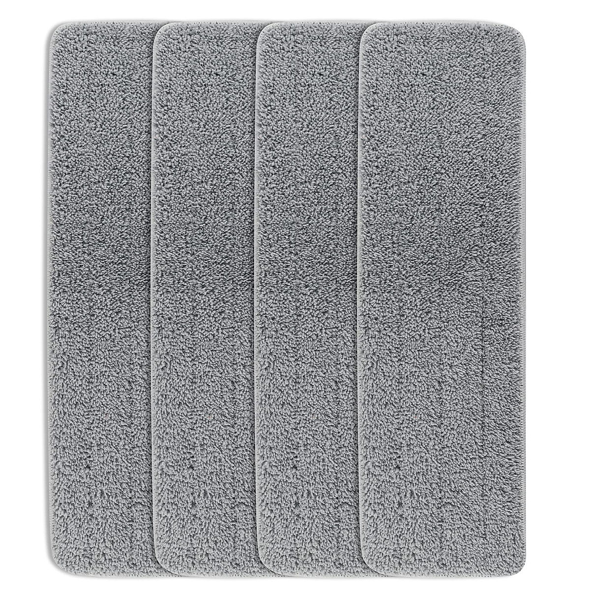 Microfiber Replacement Mop Pad：18 Inches Mop Pad for Rubbermaid Commercial Mop Head - Use Wet & Dry Home & Commercial Cleaning Refills - Reusable Floor Mop Pads