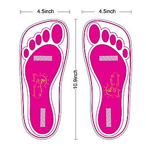25Pairs(50 Feets) Disposable Pink Spray Tanning Feet Pads Sunless Airbrush Spray Tent Protect Foot