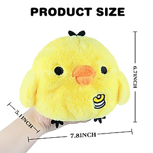 VIBERS 6.7 inch Little Baby Chick Stuffed Animal Cute Small Chicken Plush