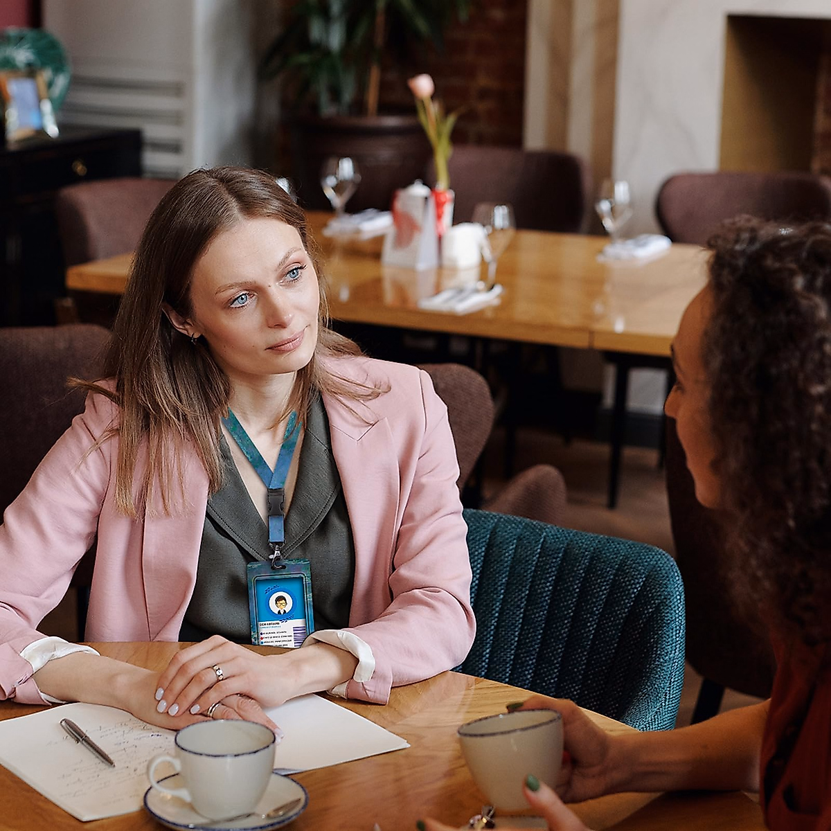 Id Badge Holder with Breakaway Lanyard, Black Cat Lake Badge Reel Retractable Heavy Duty and Detachable Name Tag Clips, Cute Lanyards for Id Badges, Teacher Nurse Office Christmas Gifts
