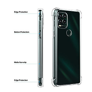 Foluu for Moto G Stylus 5G 2021 Case, for Motorola Moto G Stylus 5G 2021 Phone Case Clear, Scratch Resistant TPU Rubber Soft Skin Silicone Protective Case Cover for Motorola Moto G Stylus 5G 2021