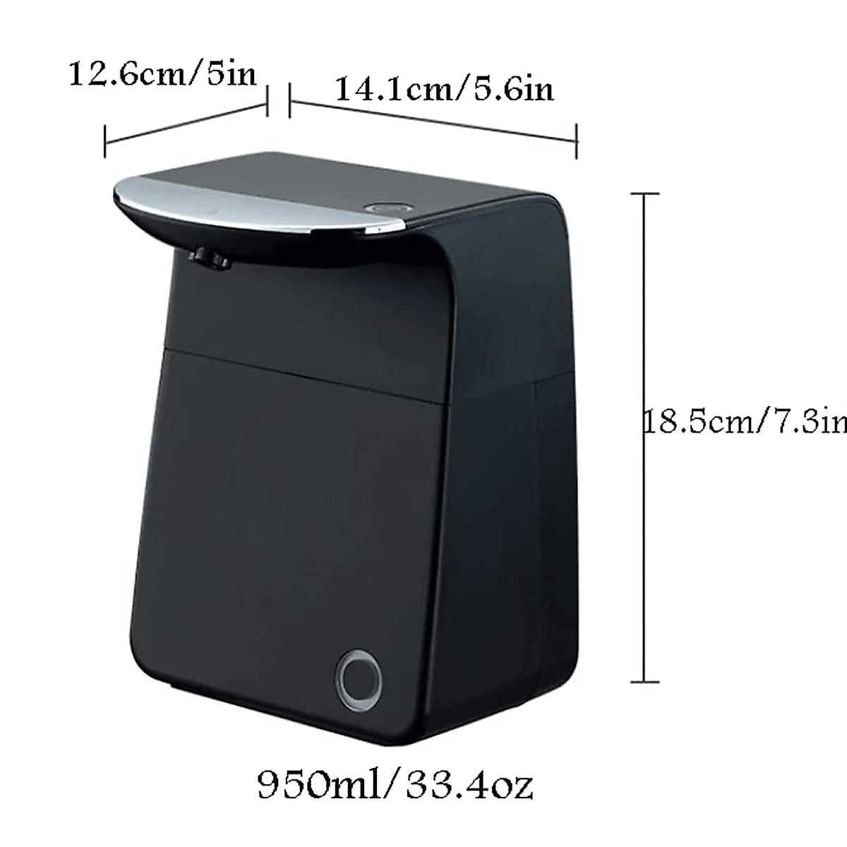 VNABO Automatic Foaming Soap Dispenser 950ml/33oz Refillable Lotion Dispensers Touchless Soap Pump Dispenser for Hotel Toilet