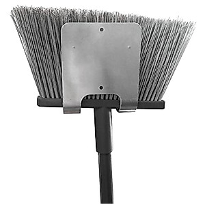 Extreme Max 5001.6074 Aluminum Whisk/Angle Broom Hanger Holder for Enclosed Trailer Shop Garage Storage