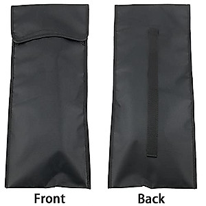 MTQY Barbecue Tool Bag 2PCS Oxford Fabric BBQ Tool Storage Bags Baking Utensils Holder Pouch Waterproof Outdoor Picnic Cooking Tools Bag