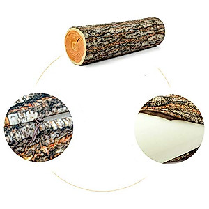 Throw Pillow, Creative Simulation Cylinder Tree Stump Shaped Throw Pillow Cushion Home Decor Brown