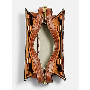 COACH Rogue 25 B4 Multi Lips Signature Jacquard (Brass/Cocoa Burnished Amb)