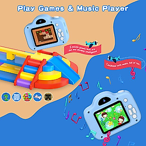 Fonee Kids Camera for Boys & Girls, Camera for Kids 3 4 5 6 7 8 9 10 Years Old, Toddler Camera with 32GB SD Card, 20MP HD Kids Selfie Digital Camera for Christmas Birthday Gifts for Kids Age 3-10