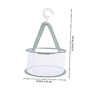 Alipis 2pcs Powder Puff Clothes Basket Collapsible Laundry Drying Rack Foldable Laundry Rack Makeup Sponge Laundry Drying Rack Collapsible Hanging Drying Net Makeup Puff Drying Storage