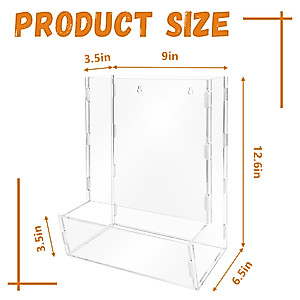 Wall Toy Dispenser, Toy Car Organizer, Hanging Organizer and Storage Bin for Children's Room, Toy Storage for Blocks, Cars, Snacks, Darts (One Compartment)