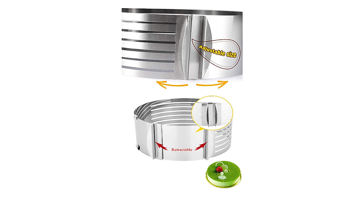 Adjustable Stainless Steel Cake Leveler & Slicer