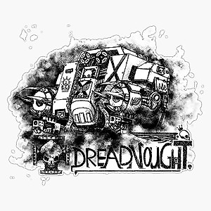 Dreadnought Sticker Bumper Sticker Vinyl Decal 5"
