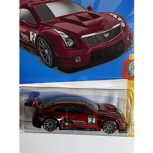 DieCast Hot Wheels '16 Cadillacs ATS-V R [Red] - 38/250 HW Turbo 3/10