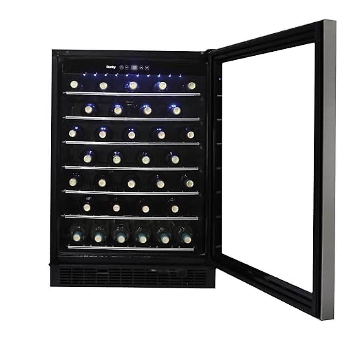 Danby DWC057A1BSS Built In Beverage Center, Single Zone Under Counter Wine Chiller In Stainless Steel - For Kitchen, Home Bar