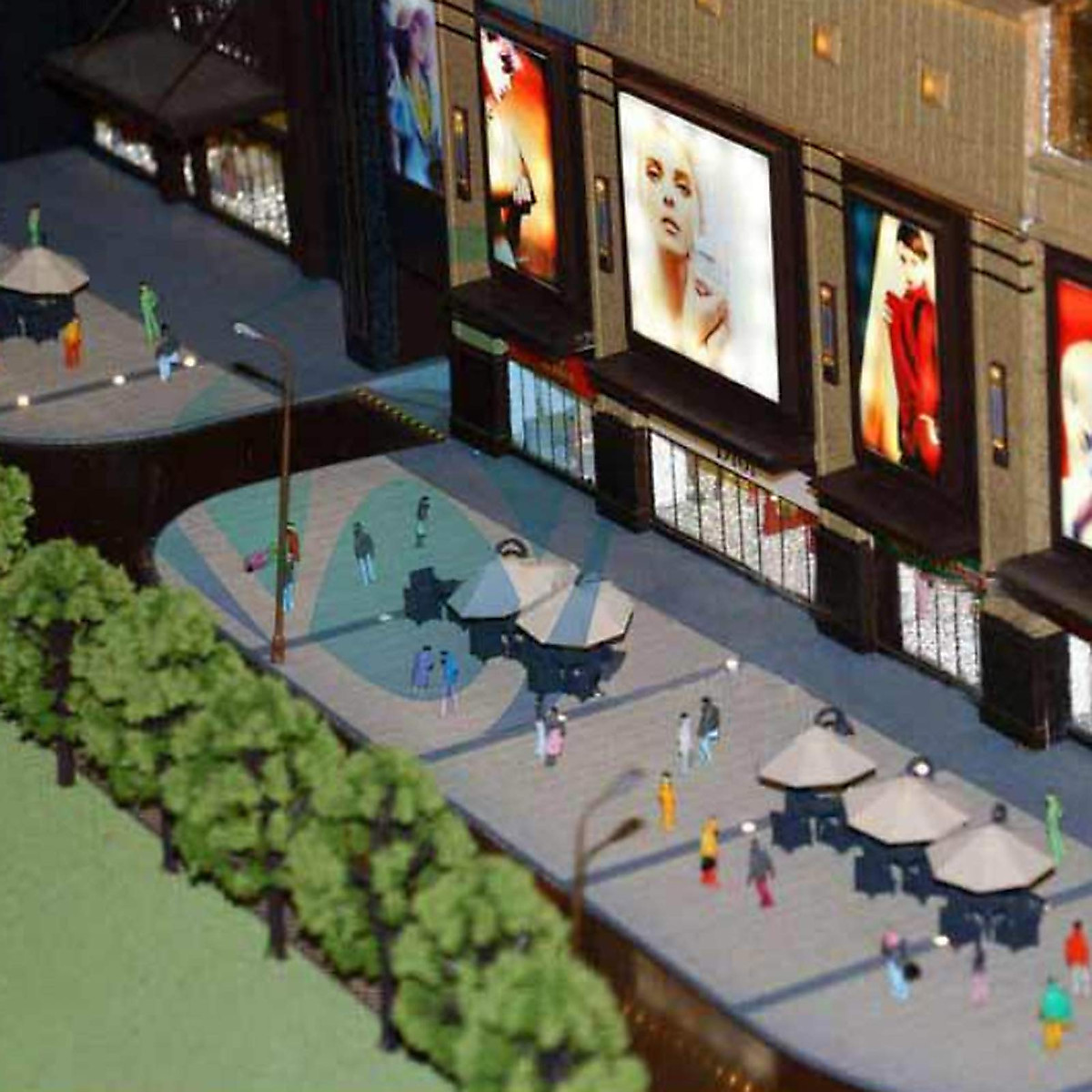 People Figurines, 20 Pcs Model Trains Architectural 1:30 Scale 2.2 Inch Painted Figures Sitting and Standing Tiny People for Miniature Scenes Railway Layout