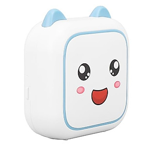 TIKATARER Sticker Printer, Mini Sticker Printer Inkless Printer with Low Noise 800mAh Rechargeable for Barcodes, QR Codes, Receipts (Blue)