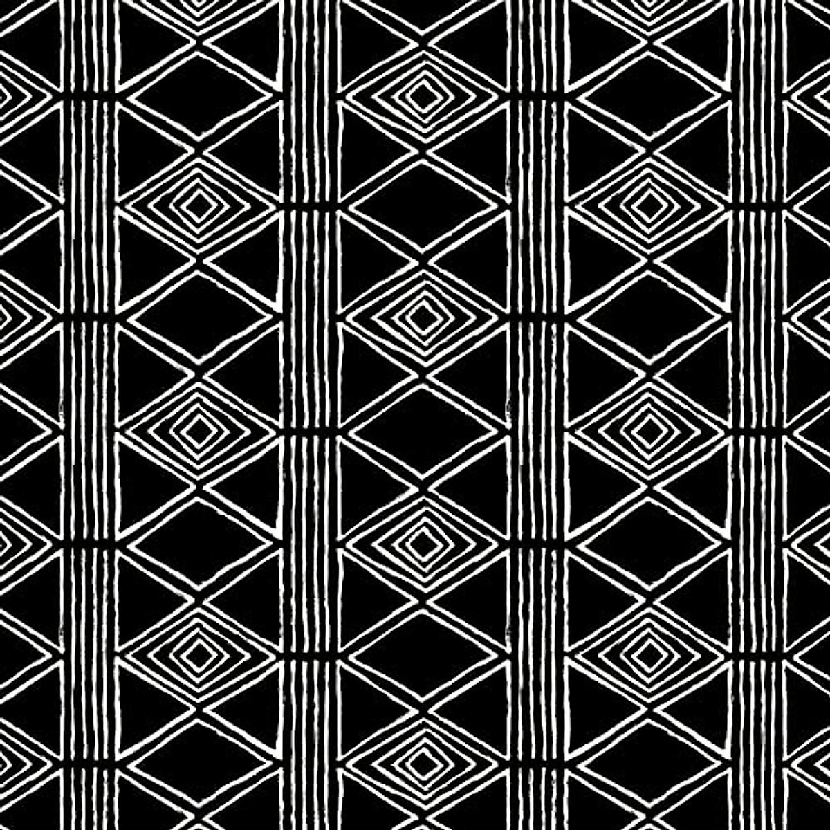 Arden Selections Modern Outdoor Seat Cushion 20 x 20, Black Global Stripe