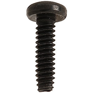 Small Parts 0608RTPB Steel Thread Rolling Screw for Metal, Black Oxide Finish, Pan Head, Star Drive, #6-32 Thread Size, 1/2" Length (Pack of 100)