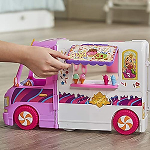 Disney Princess Comfy Squad Sweet Treats Truck, Playset with 16 Accessories, Pretend Ice Cream Shop, Toy for Girls 5 Years Old and Up