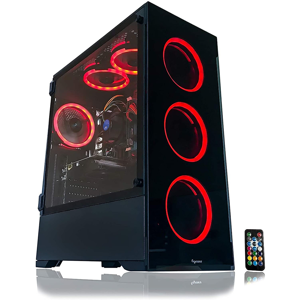 Alarco Gaming PC Desktop Computer Intel i7 3.40GHz,16GB Ram,1TB Hard Drive,Windows 10 pro,WiFi Ready,Video Card Nvidia GTX 750 4GB, 6 RGB Fans with Remote