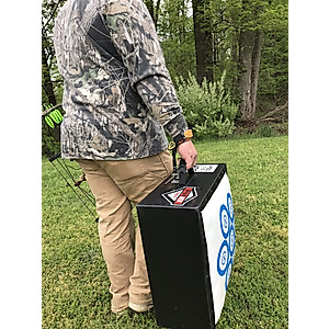 SpyderWeb ST18-Crossbow Archery Target-400 FPS-Easy Pull-Field Tip Only-18x18x11-25 Pounds-Made in USA