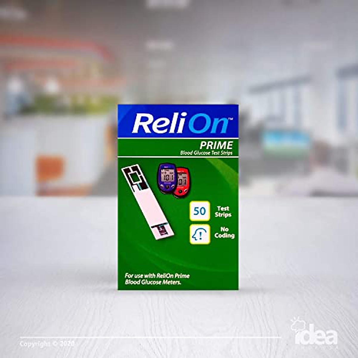 ReliOn Prime Blood Glucose Test Strips, 50 Ct (3 Pack) Bundle with Exclusive Look After Your Diabetes - Better Idea Guide (4 Items)