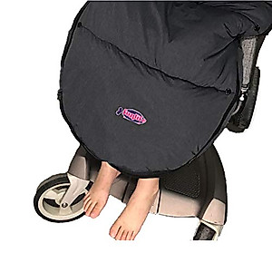 funlife Anti-Kick Waterproof High Performance Winter Stroller Footmuff Fits All Travel Gear,Front Piece Height Adjustable and Removable