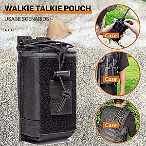 Baofeng UV-5R Two Way Radio with 3800mAh Battery and Programming Cable and Radio Case